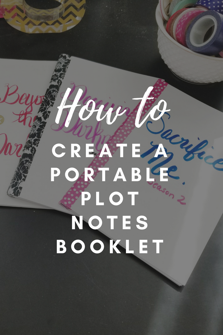 How To Make A Portable Plot Notes Booklet With Index Cards · Heart ...